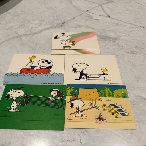 vintage snoopy | Other | Snoopy Themed Stationary | Poshmark